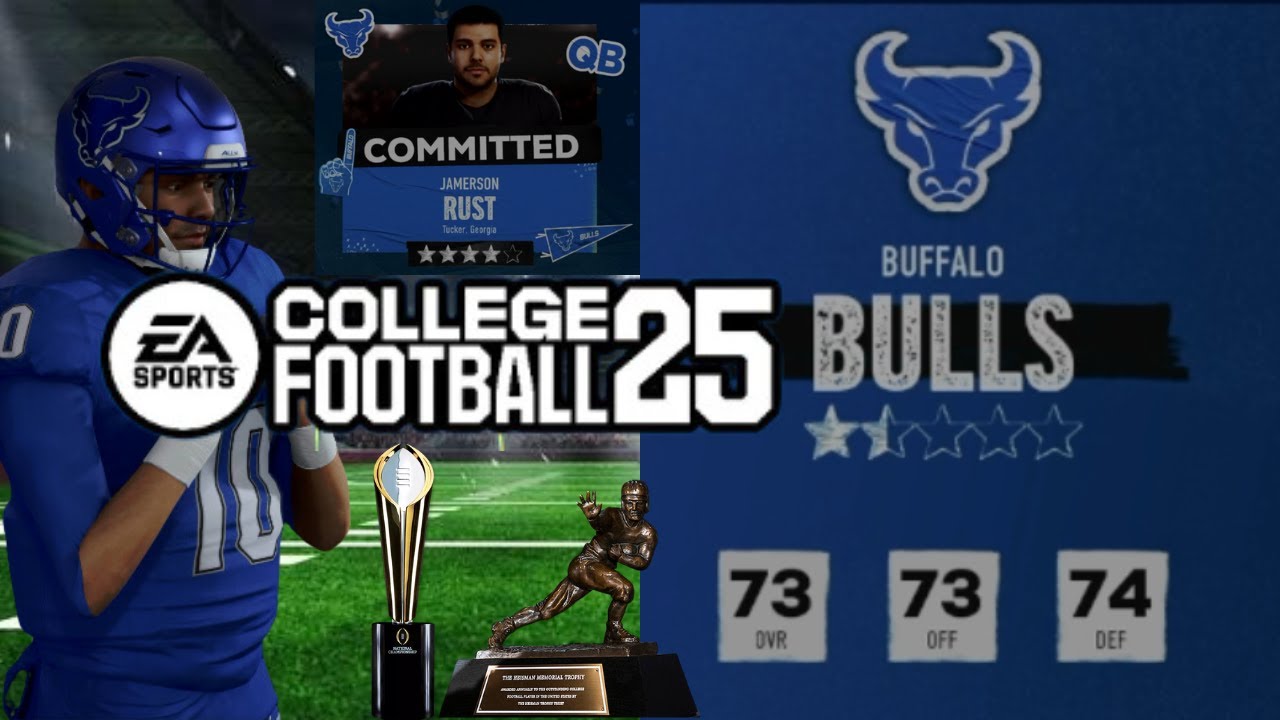 Rebuilding the Buffalo Bulls in College Football 25 - YouTube