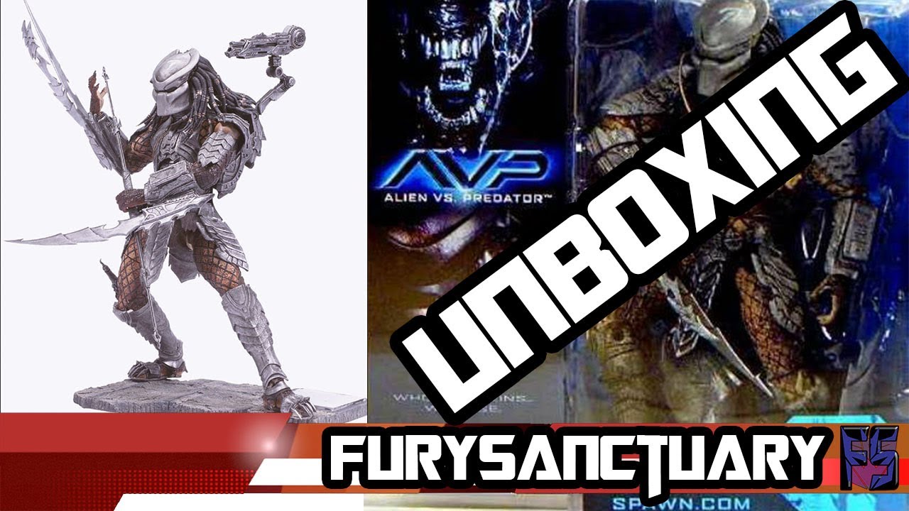 Review FR - McFarlane - Alien Vs Predator Celtic & Scar Predator - YouTube