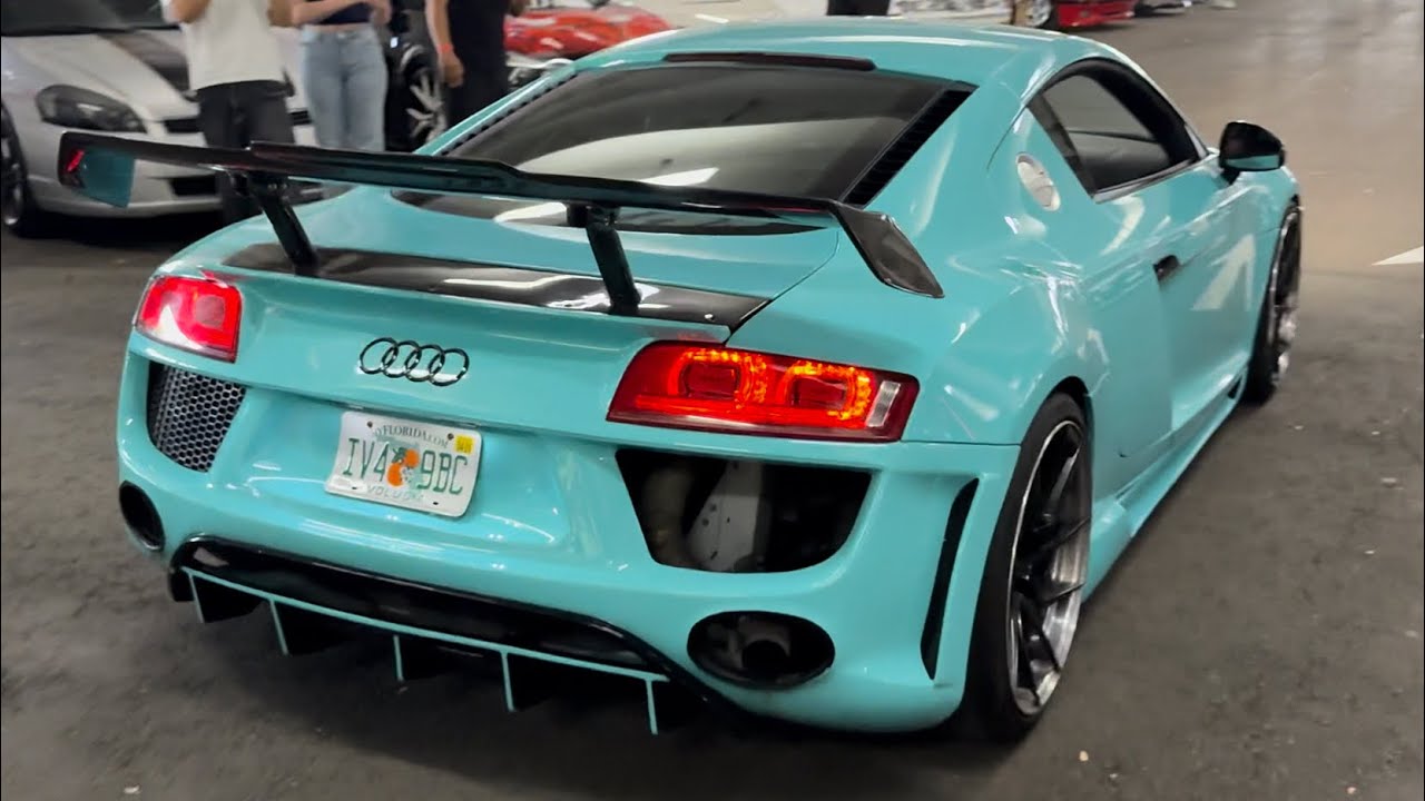 AUDI R8 RAW V8 EXHAUST SOUNDS. - YouTube
