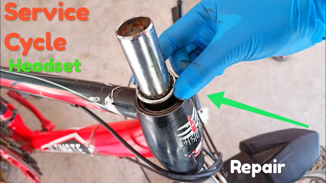 How to service cycle head set.How to repair cycle handle - YouTube
