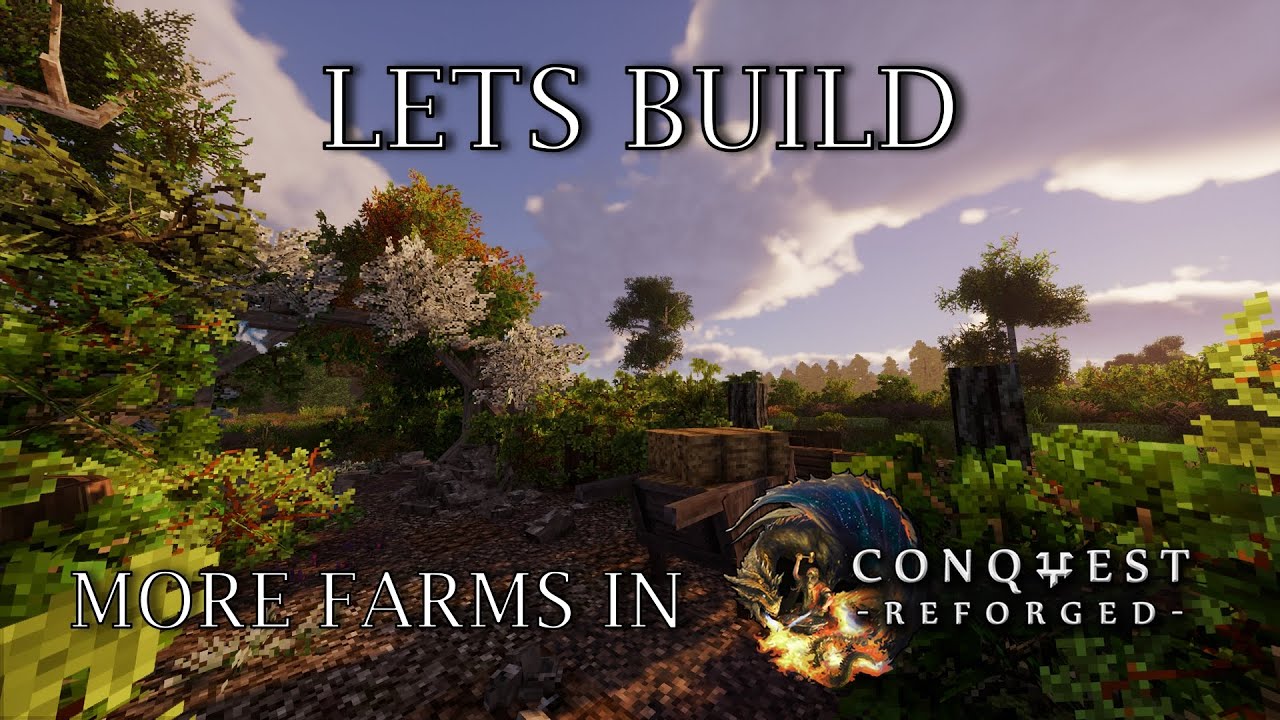 BUILDING WHEAT AND ANIMAL FARMS NEAR ASRICH VILLAGE! (Minecraft ...