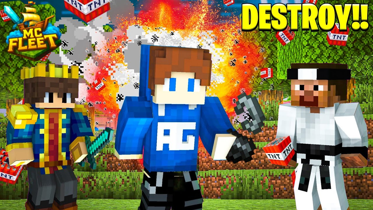🛑 Playing in MC Fleet Server Minecraft | Aneeq Gamer's Is Live ...