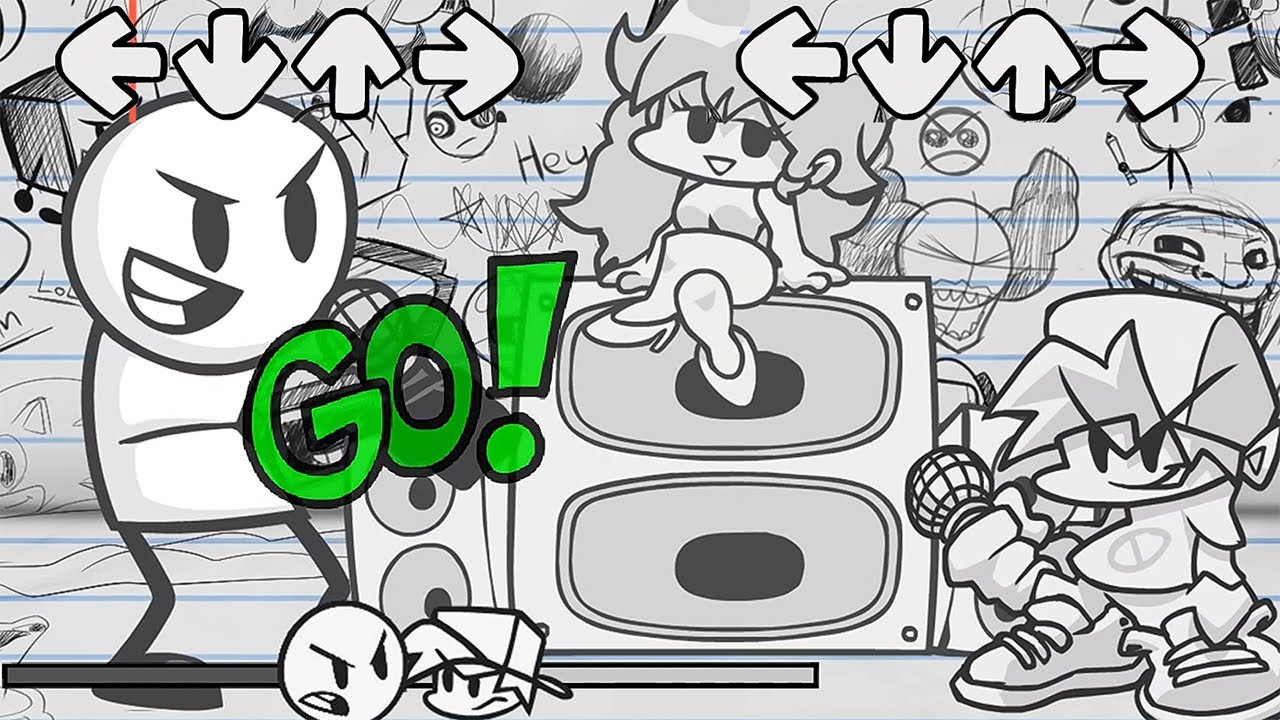 Friday Night Funkin' - Sketchy REMASTERED FULL WEEK - FNF MODS - YouTube