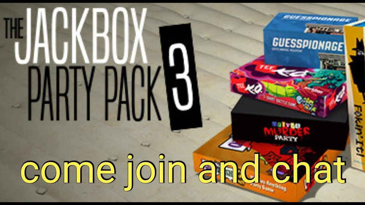 Jackbox party pack 3 come and join us - YouTube