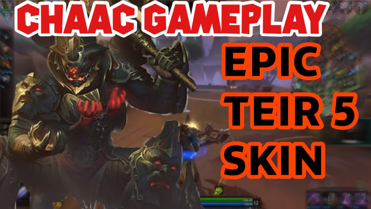 TIER 5 CHAAC SKIN MAKES ME GODLY | SMITE | PS5 - YouTube