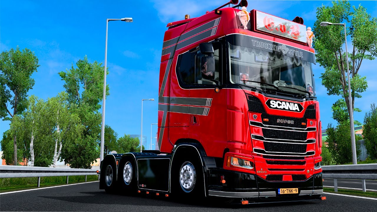 Scania NG V8 Open Pipe Legendary Edition Mod ETS2 1.50 - YouTube