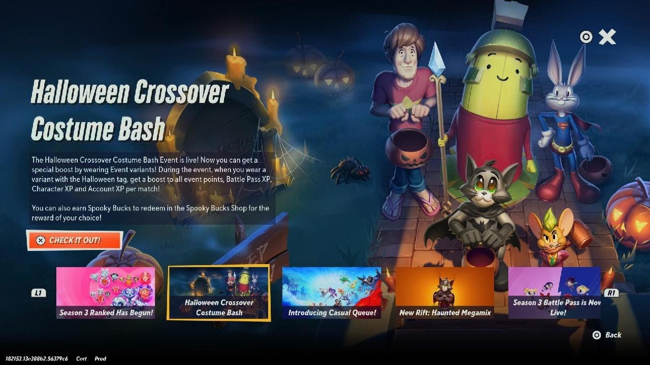 MultiVersus | Halloween Costume Crossover Bash & Haunted Megamix! - YouTube