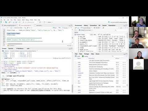 Data Wrangling with R for Social Scientists: tidyr and dplyr - YouTube