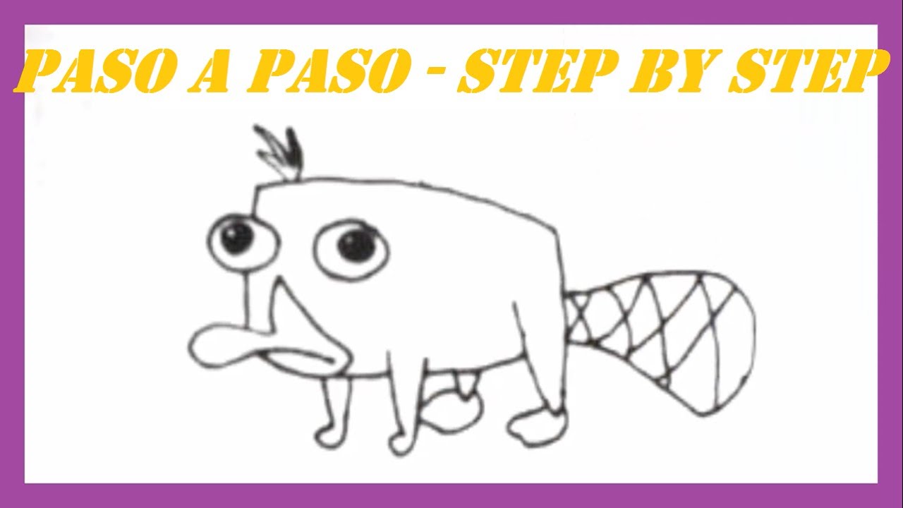 Como dibujar a Perry el Ornitorrinco l How to draw Perry the Platypus ...
