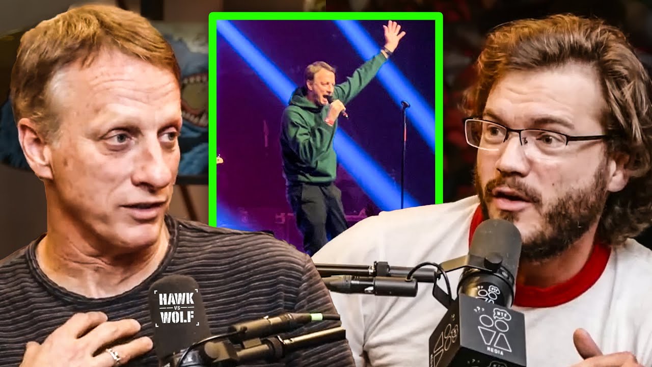 Tony Hawk Feels Awkward About His Live Singing Video - YouTube