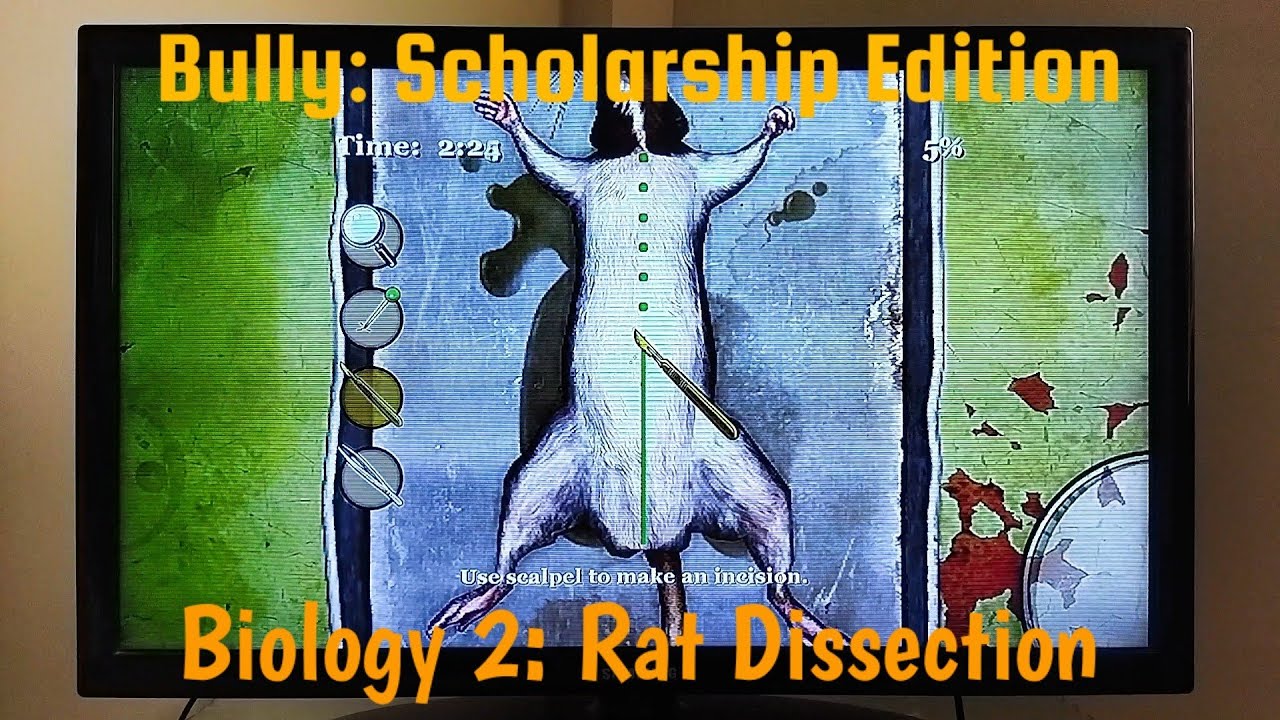 Bully: Scholarship Edition - Biology 2: Rat Dissection (Xbox 360) - YouTube