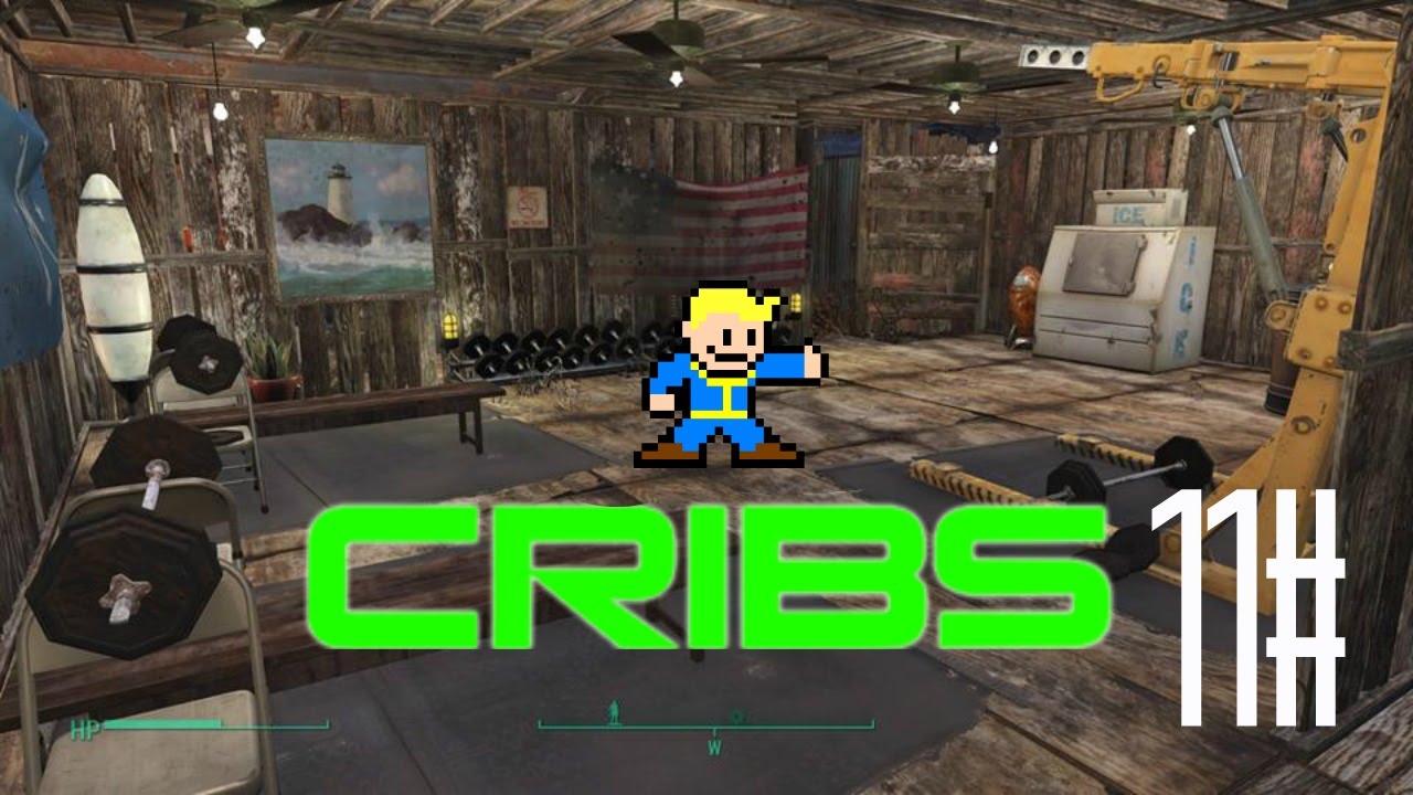Fallout 4| My awesome fallout 4 Crib and settlement, with a GYM!! - YouTube