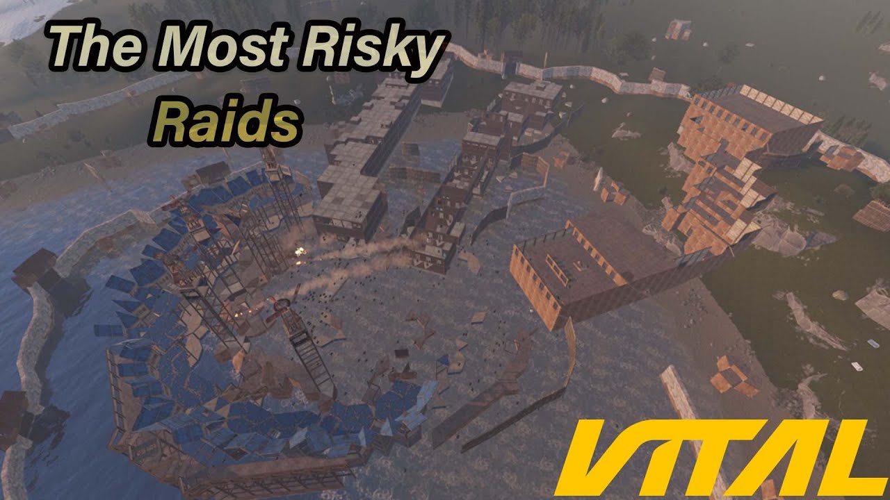 Most RISKY RAIDS Lead to Foundation Wipe a team on Vital 55 vs 14 ...