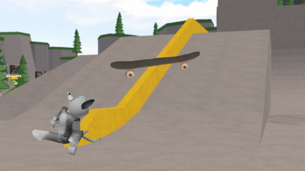 Roblox skate park... - YouTube