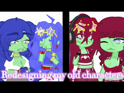 ⭐️Redesigning my old characters⭐️ - YouTube