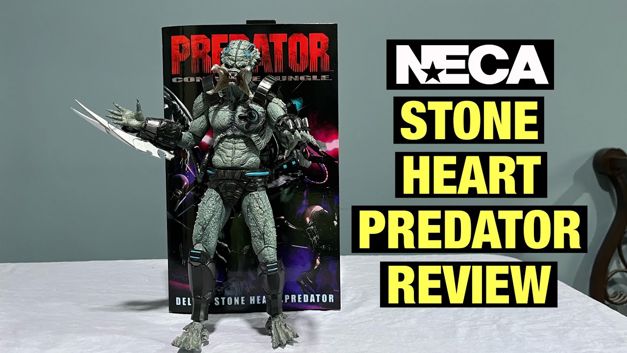 NECA Ultimate Stone Heart Predator Review - YouTube