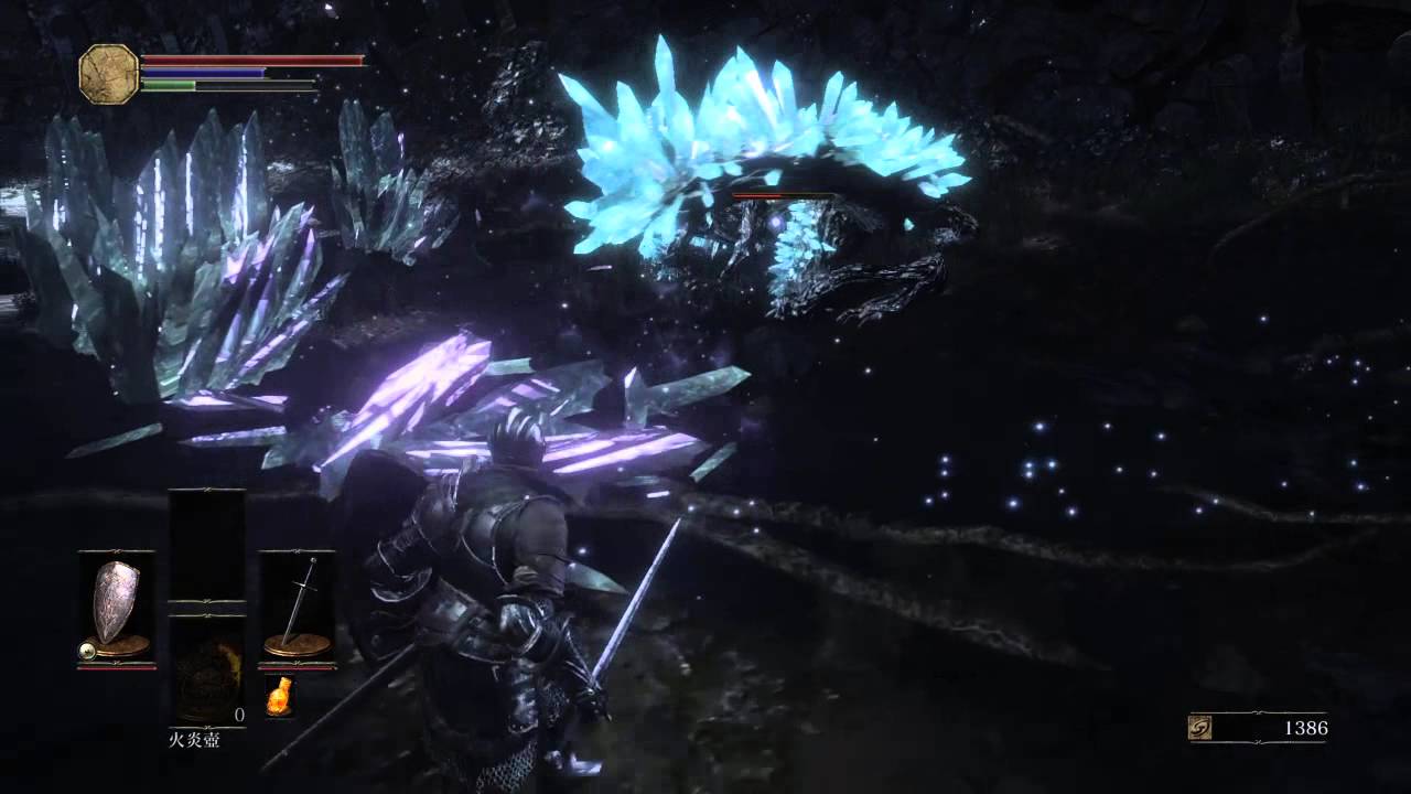 DARK SOULS III: Big crystal lizard - YouTube