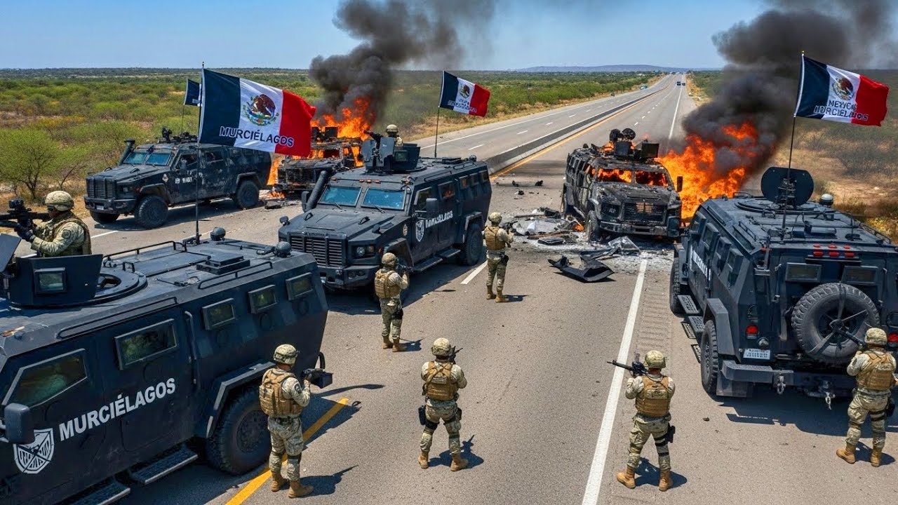 LA ARTILLERÍA DE LOS MURCIÉLAGOS DESTRUYE TROPAS BLINDADAS DEL CJNG EN ...