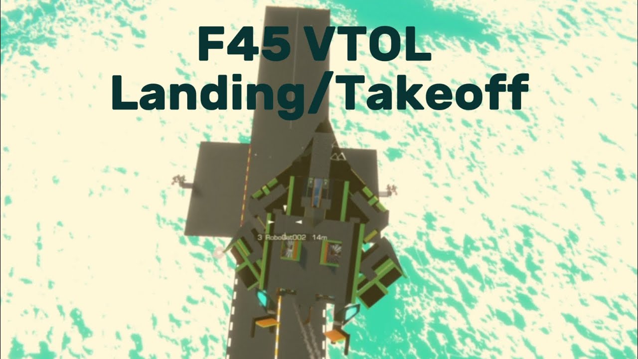 F45 VTOL Aircraft Carrier Landing/Takeoff - YouTube