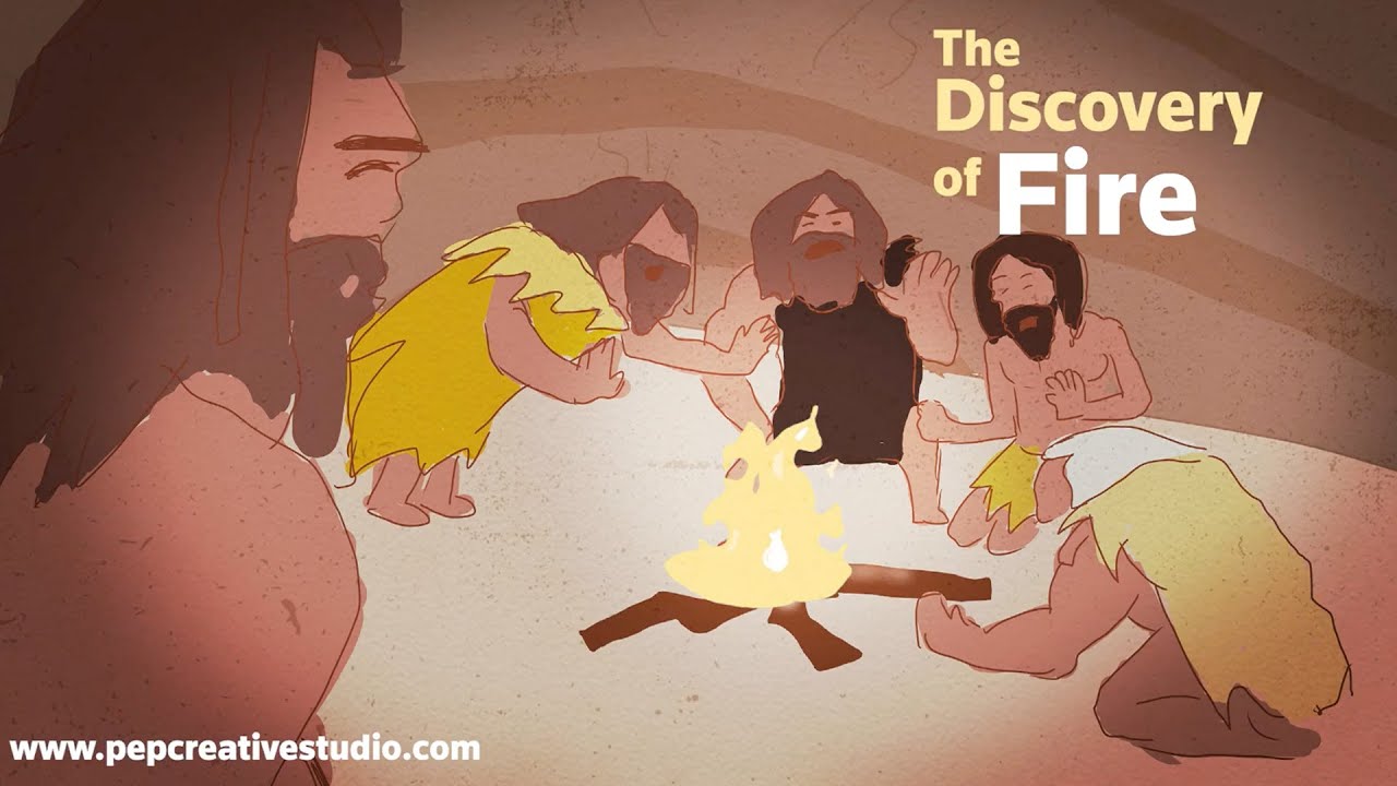 The Discovery of fire - A classic animation project - YouTube