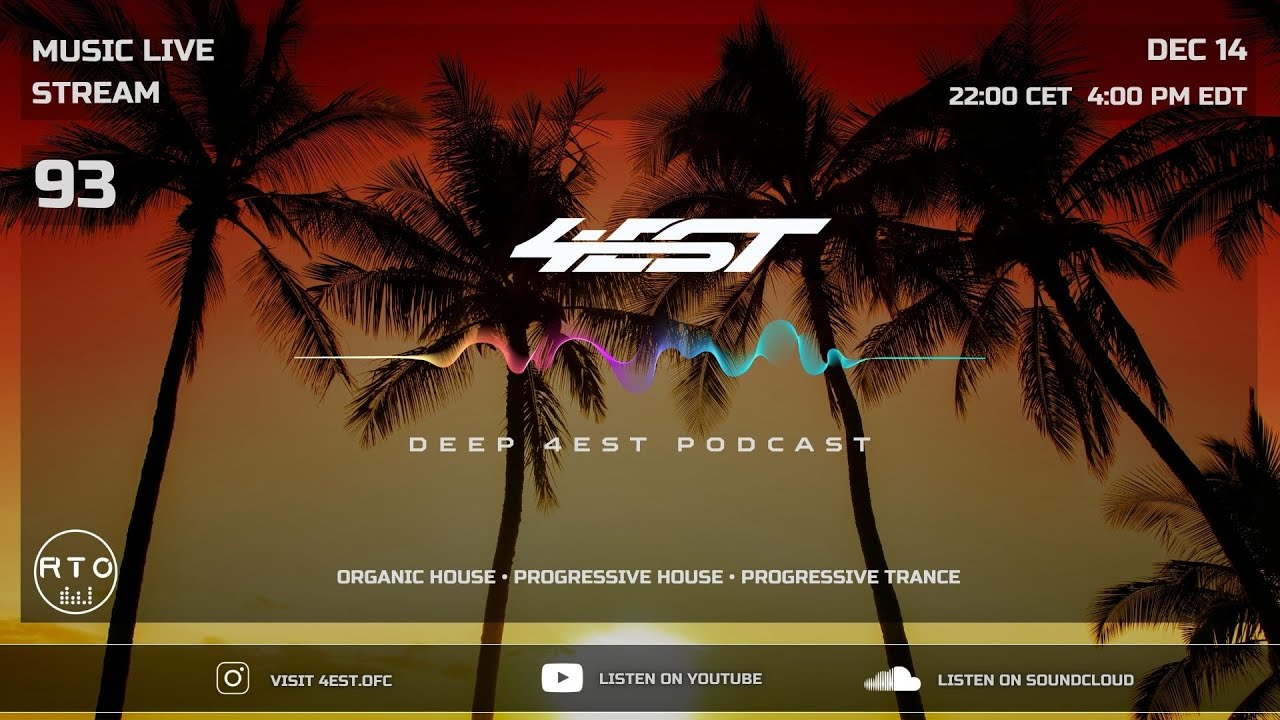 4EST - DEEP 4EST #93 [Melodic Techno/Progressive House DJ Mix] - YouTube