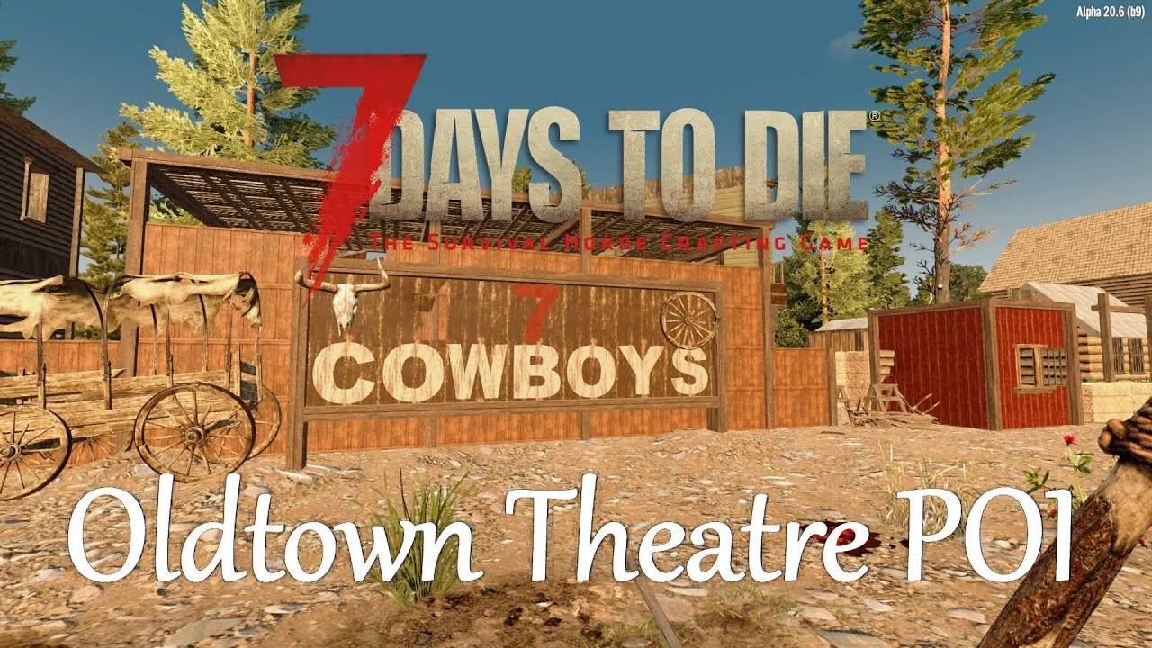 7d2d Oldtown Theatre POI (Download Link in Description) - YouTube