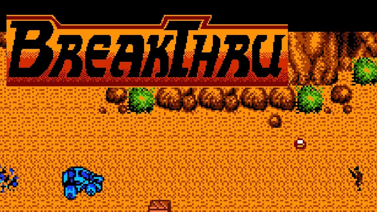 BreakThru (NES) video game port | 1-loop session for 1 Player 🎮 - YouTube