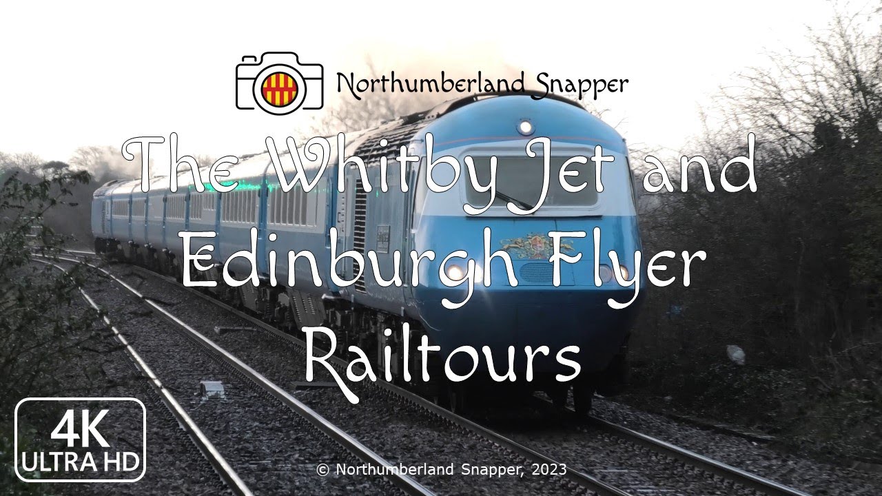 The Whitby Jet and Edinburgh Flyer Railtours - YouTube