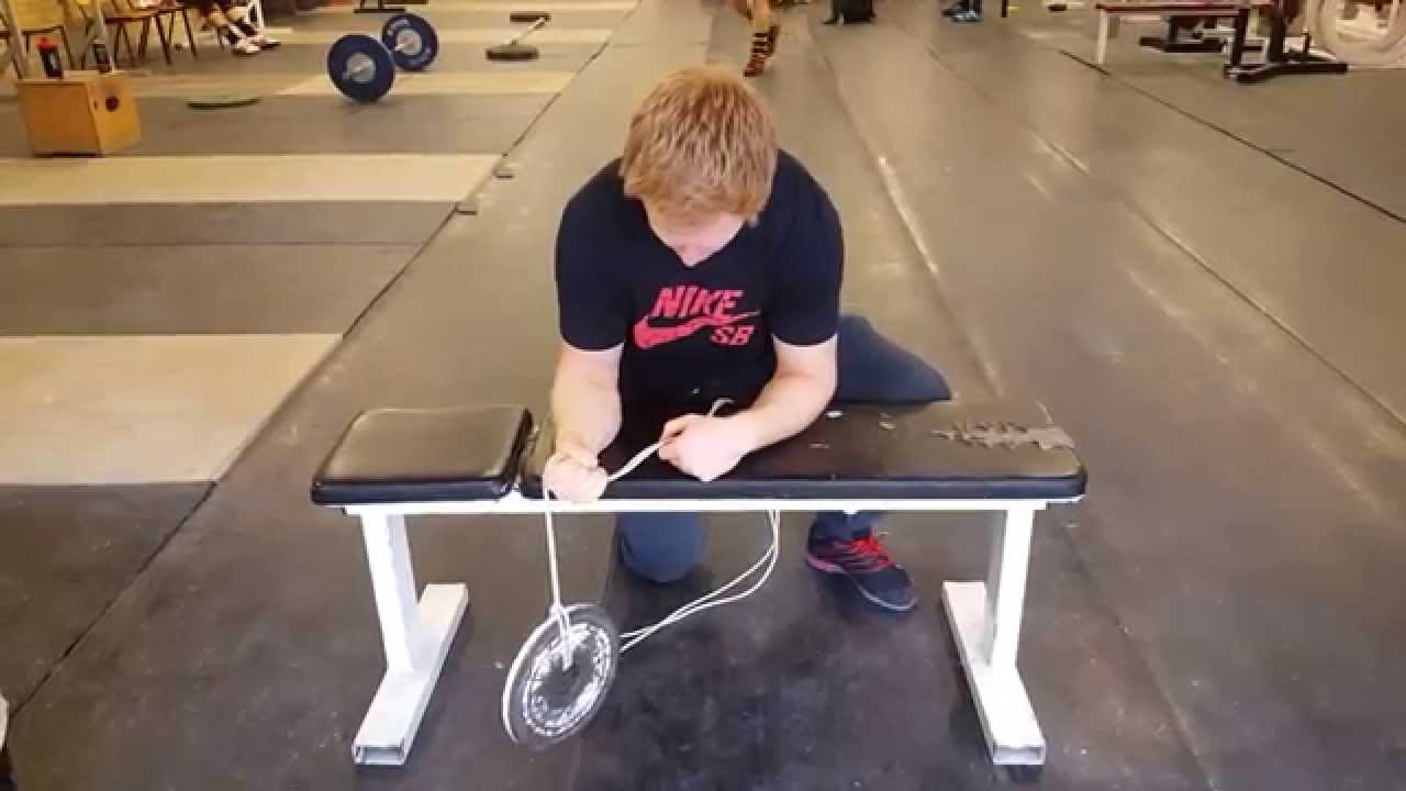 Elbow pronation with rope - YouTube