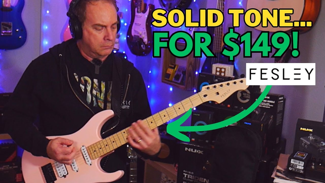 Only $149 | Fesley FST-350M Guitar Review - YouTube
