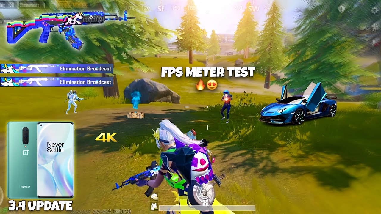 OnePlus 8 FPS Test 3.4 Update | OnePlus 8 Gameplay | OnePlus 8 PUBG ...