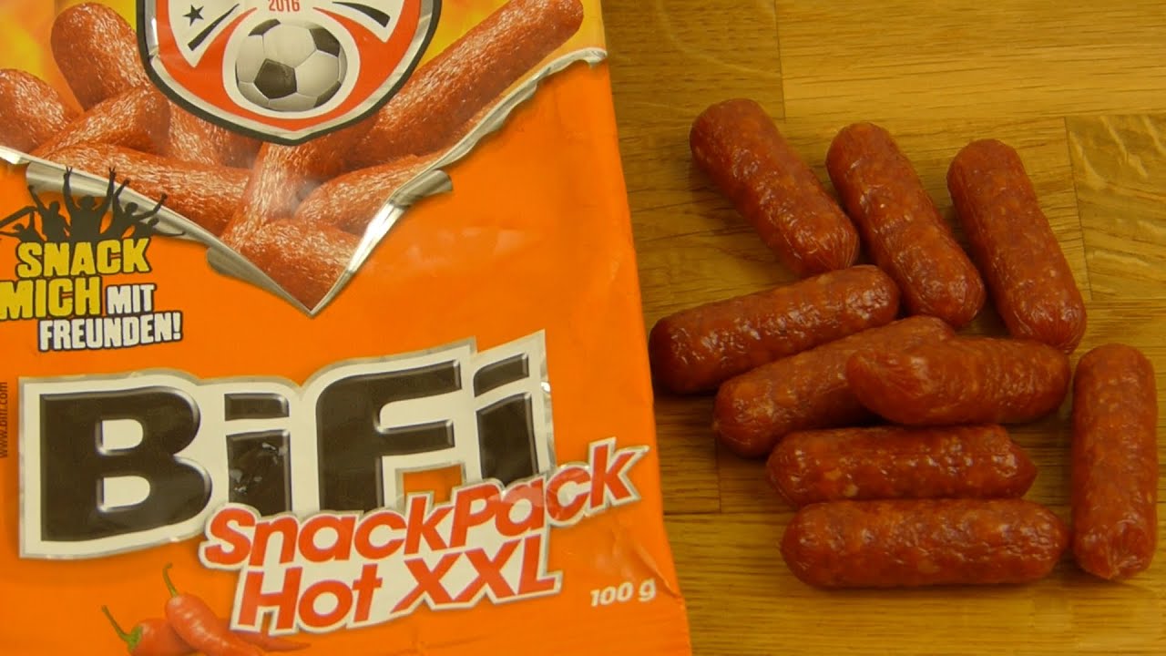 Bifi Snack Pack XXL Hot - YouTube
