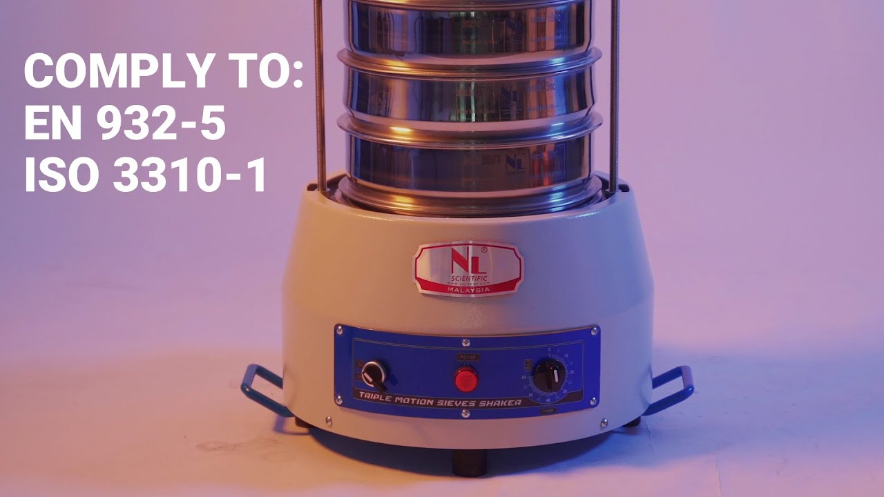 Triple Motion Sieve Shaker - YouTube