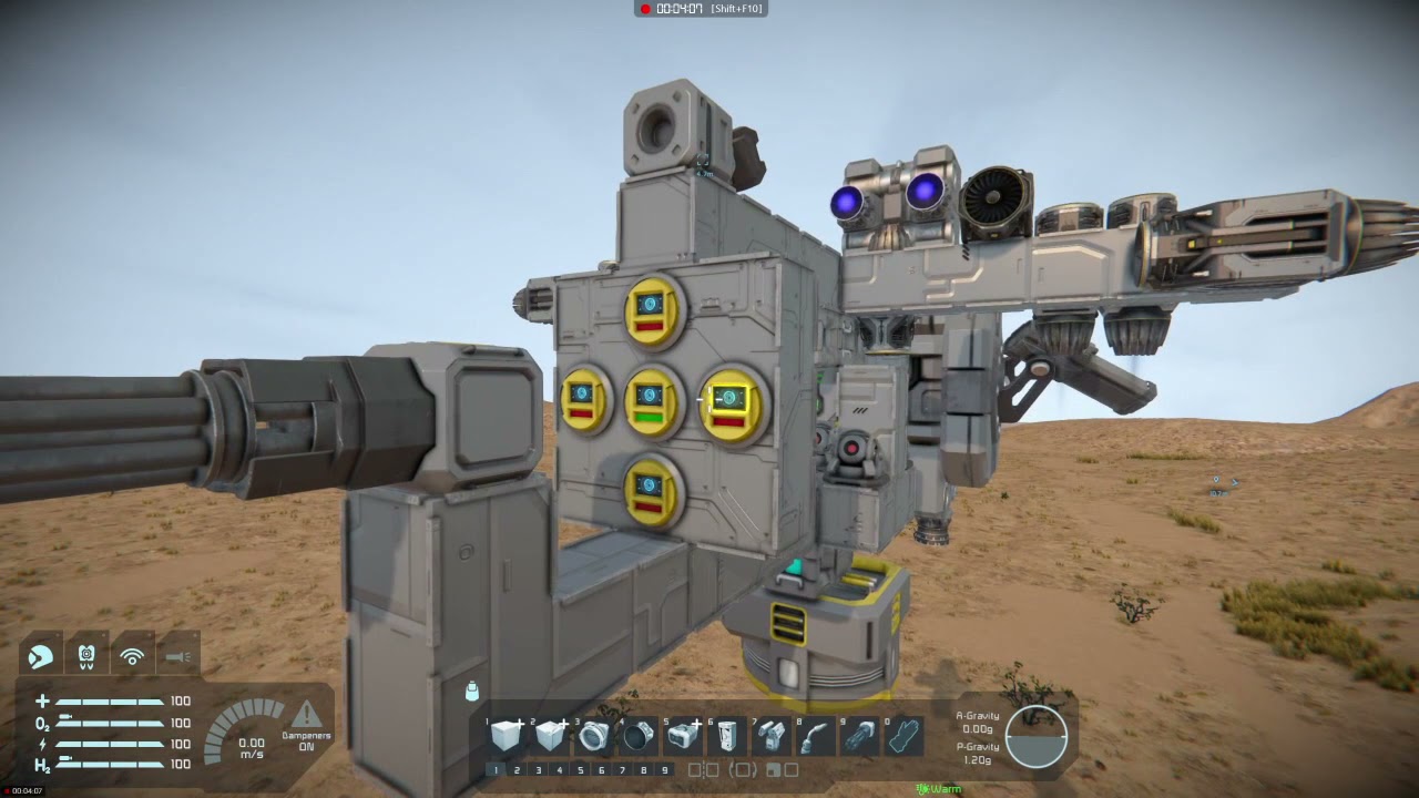 Scriptless Automated Combat Drone: Space Engineers - YouTube