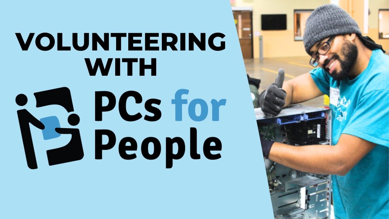 Volunteering with PCs for People - YouTube