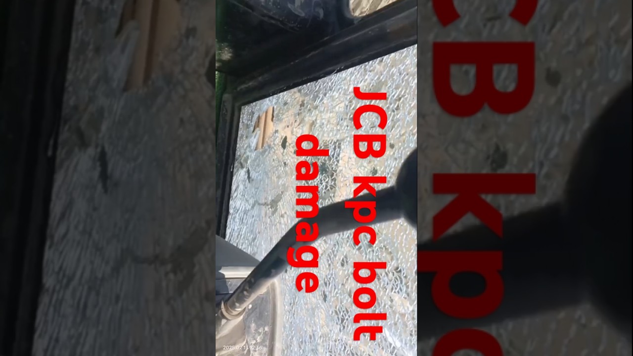 Cat JCB kpc bolt damage JCB new glass fitting kpc new Bolt cat JCB ...