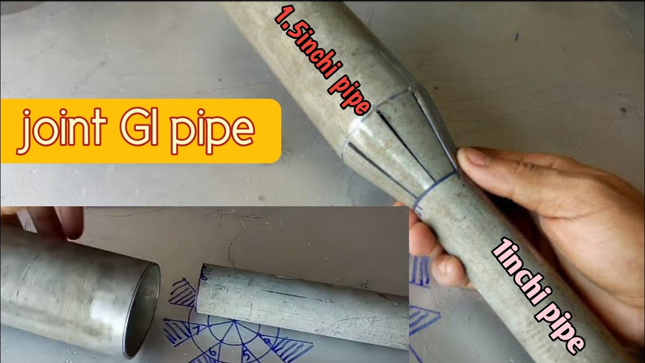 joint 1inchi/1.5inchi GI pipe - YouTube