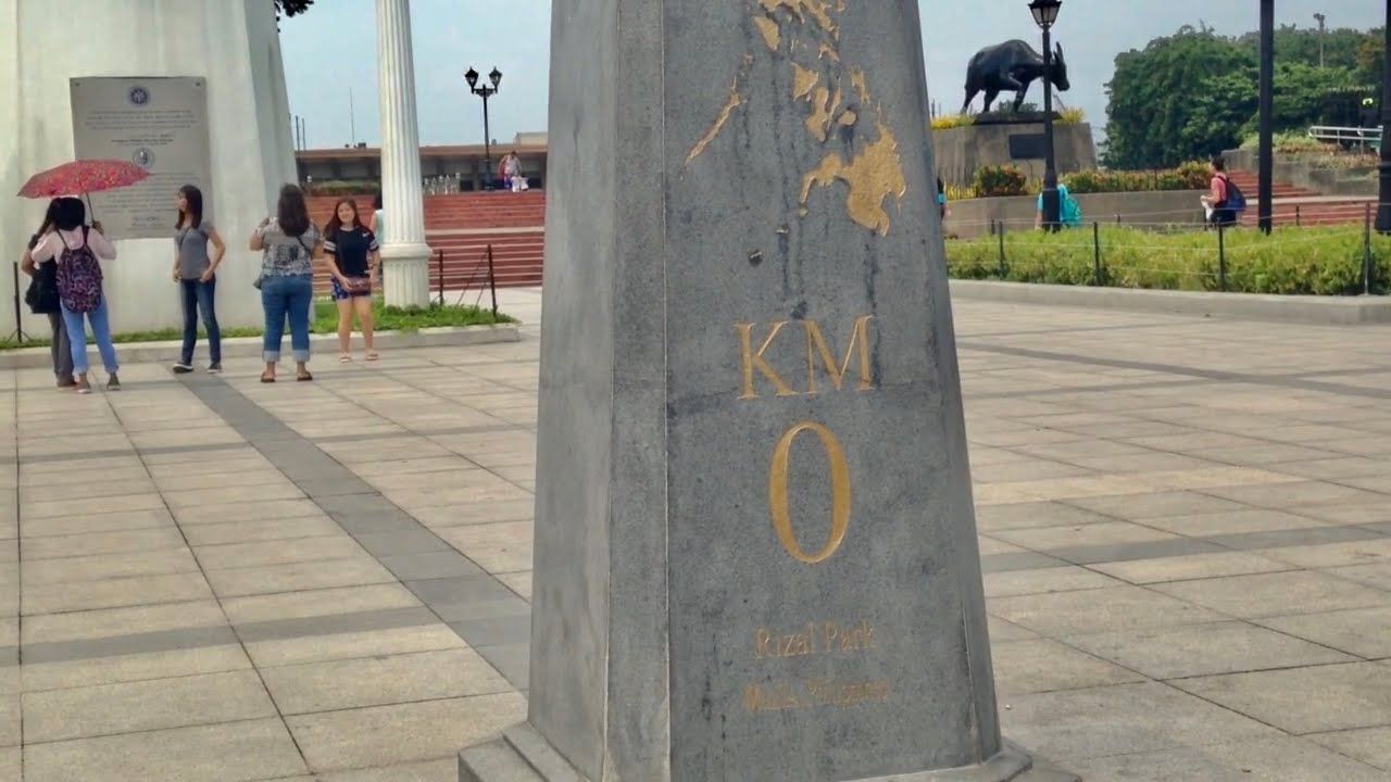 Kilometer Zero KM 0 Luneta Park MANILA YouTube
