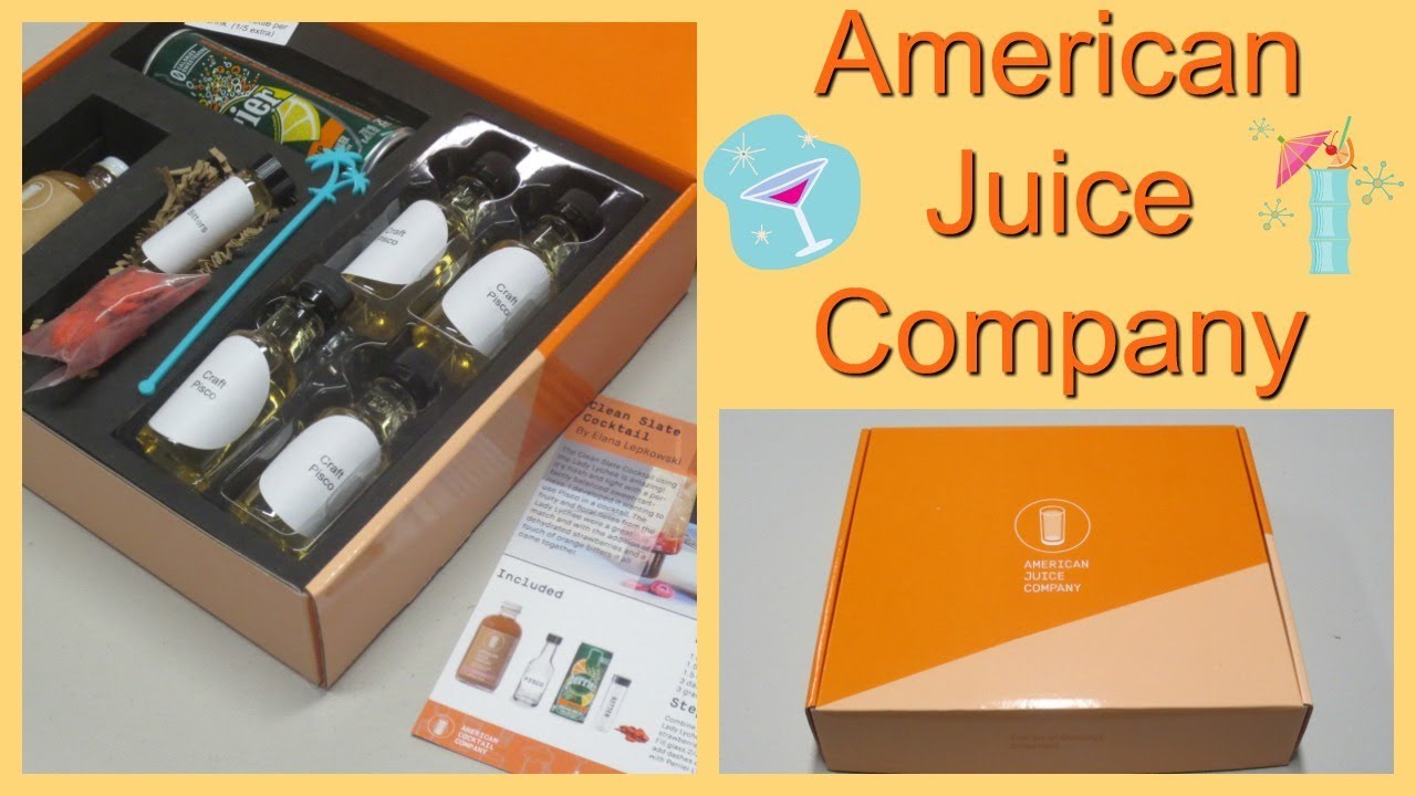 American Juice Company Subscription Unboxing! - YouTube