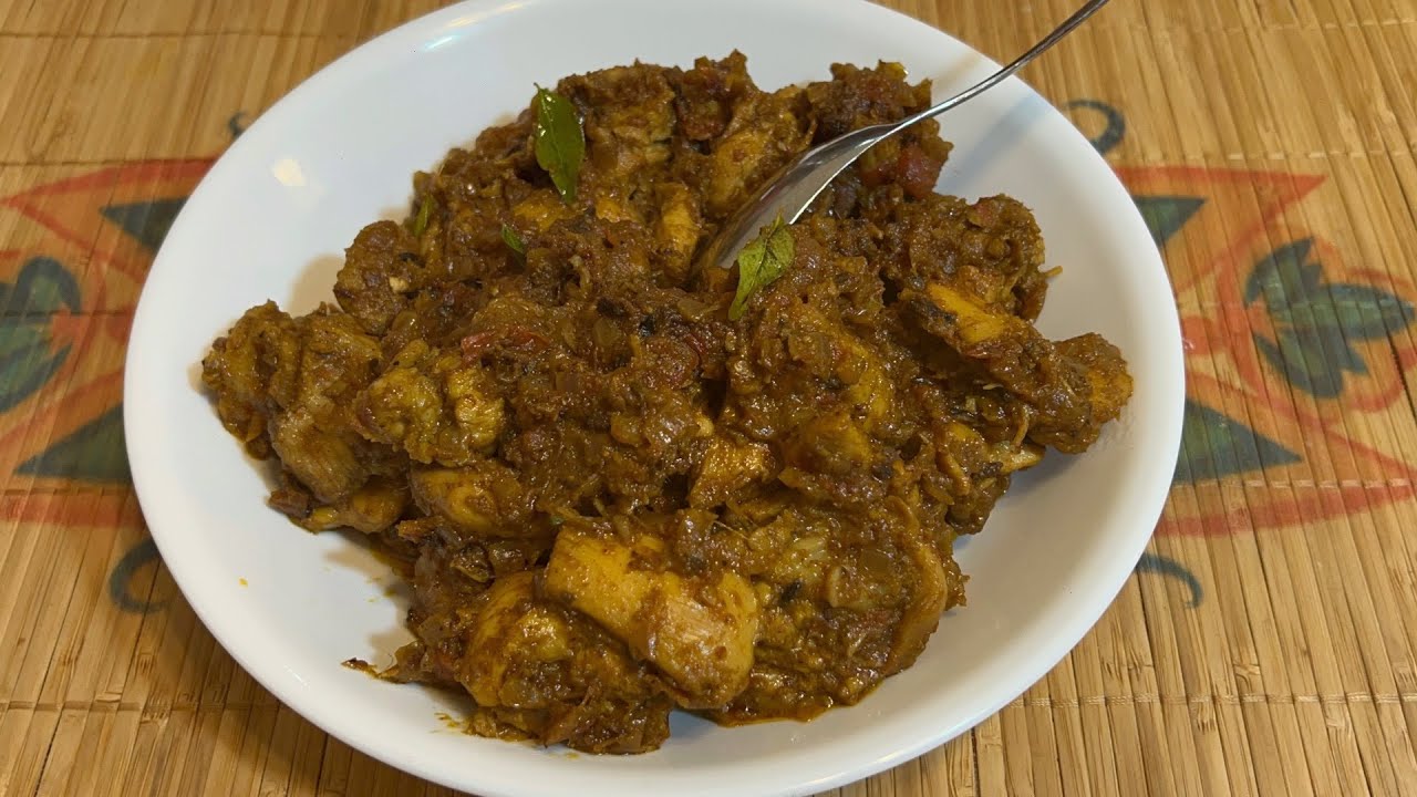சிக்கன் ரோஸ்ட் Border Parotta stall style Kerala Chicken Roast - YouTube