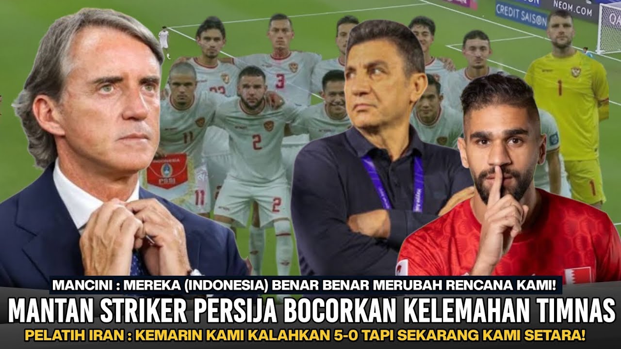 🔴 SEKELAS MANCINI SAMPAI PUSING! Stiker Bahrain Bocorkan Kelemahan ...