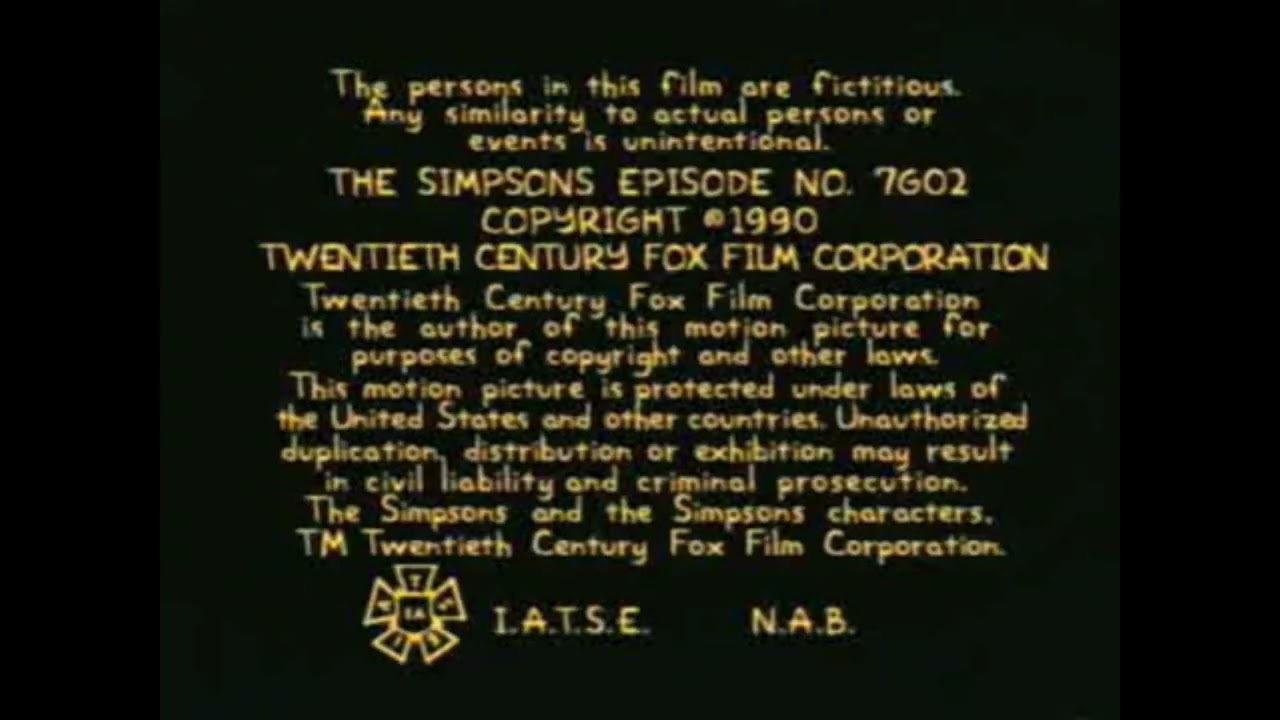 What if The Klasky Csupo Logo was at the end credits of the Simpsons in ...