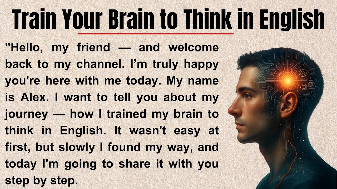 Train Your Brain to Think in English || Learn English Through ...