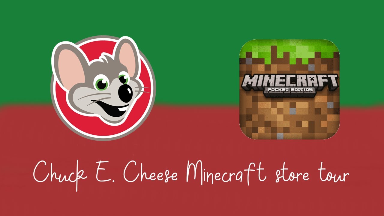 Chuck E. Cheese Minecraft store tour! - YouTube