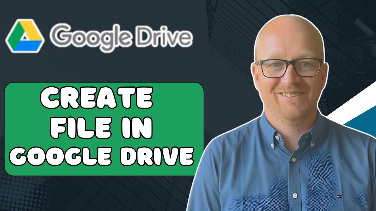How to Create Files in Google Drive (Step-by-Step Tutorial) - YouTube