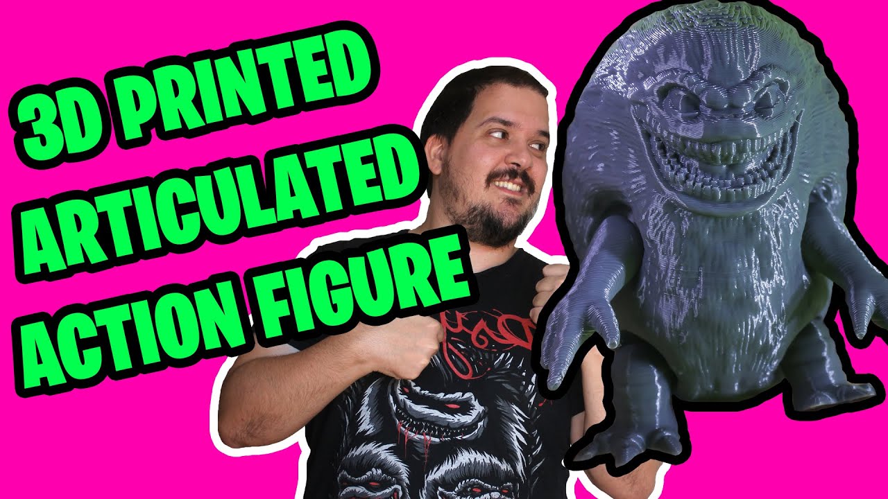 We 3D Print a Critter articulated action figure !! - YouTube
