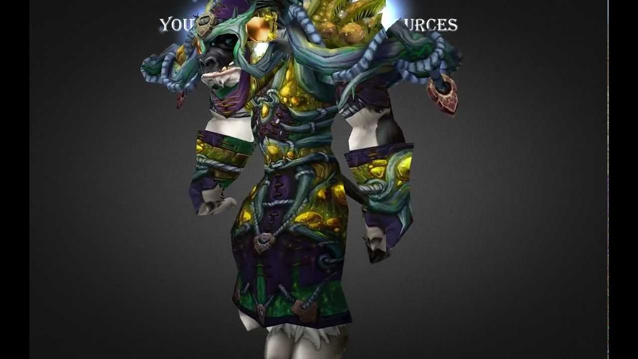 Tauren Druid Tier 13 armor set - T13 - Deep Earth Vestments / Regalia ...