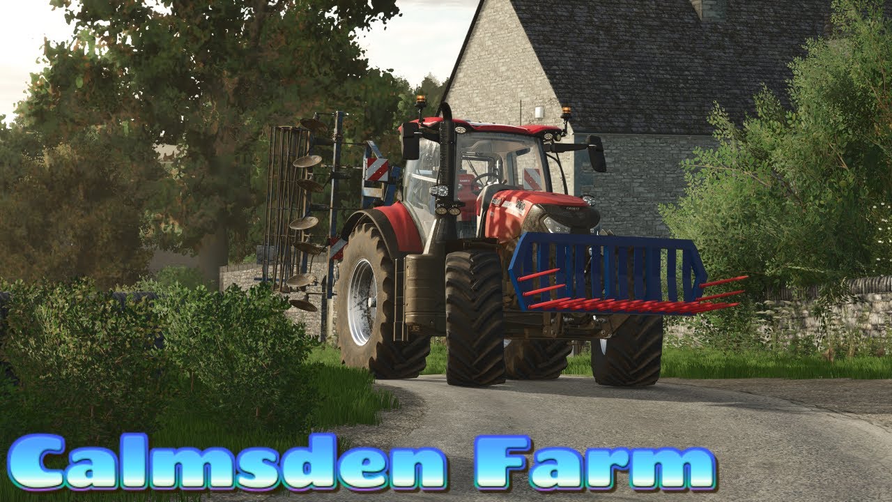 #fs25 day 3 on Calmsden Farm mp server - YouTube