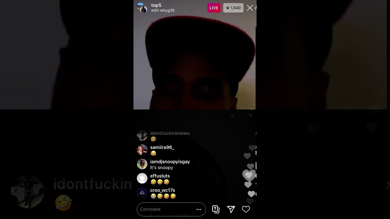 Top 5 IG Live With Toronto Rapper WhyG Hilarious!!! 😂😂 - YouTube