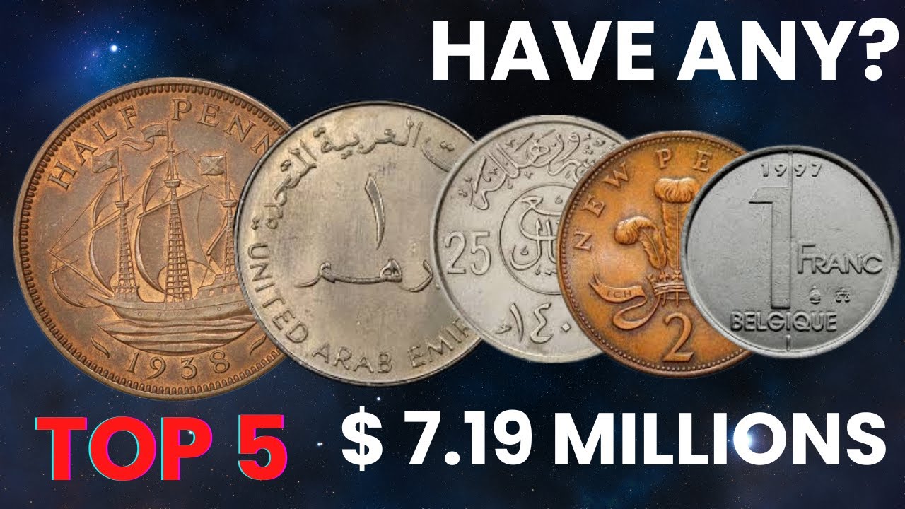 Top 5 Ultra Most Searching Valuable Rarest Coins || Rare Coins Worth ...